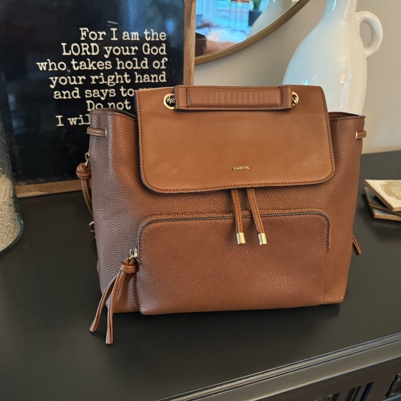 Parfois | Bags | Brown Leather Satchel Backpack | Poshmark